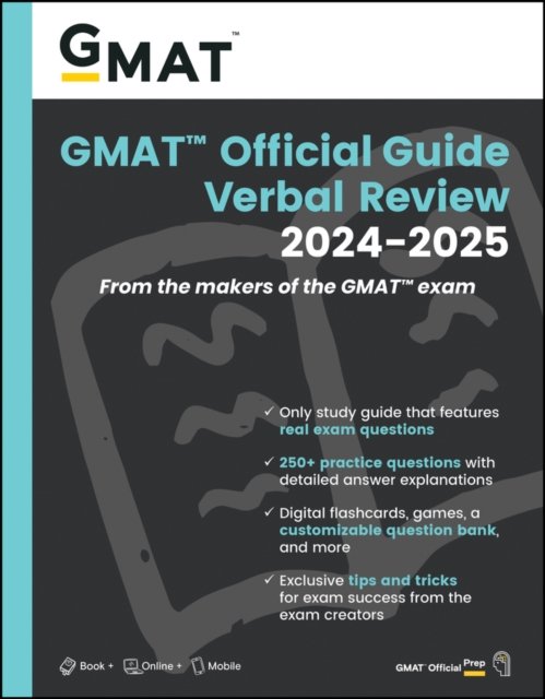 GMAT Official Guide Verbal Review 2024-2025: Book + Online Question ...