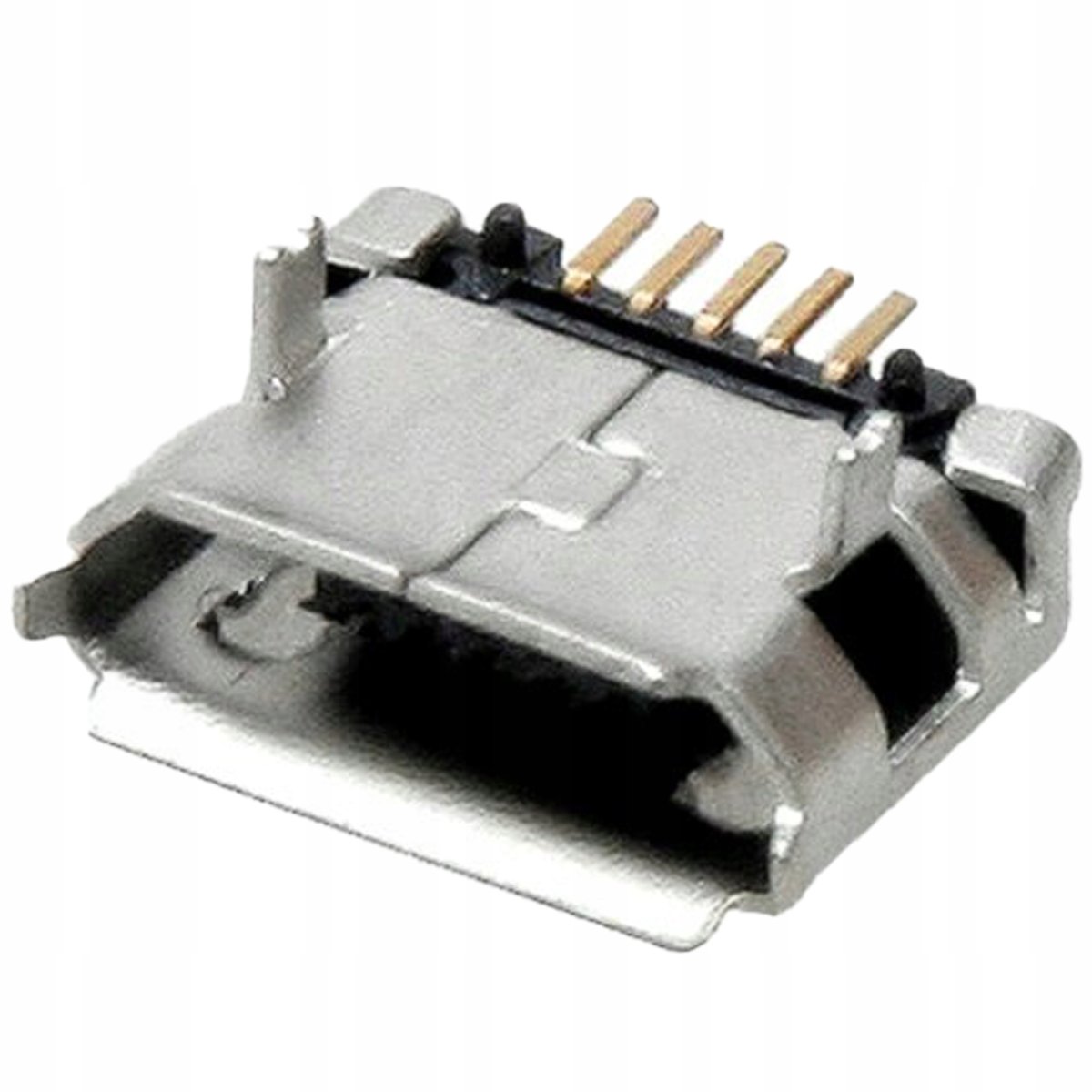 GNIAZDO MICRO USB TYP B MONTAŻ SMD GSM 5PIN DO LUTOWANIA PŁYTY TABLET ...