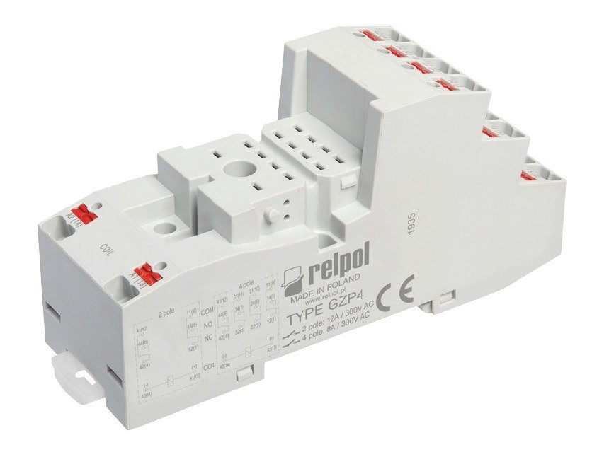 Gniazdo zaciskowe GZP4 PUSH-IN do R2N, R4N - RELPOL | Sklep EMPIK.COM