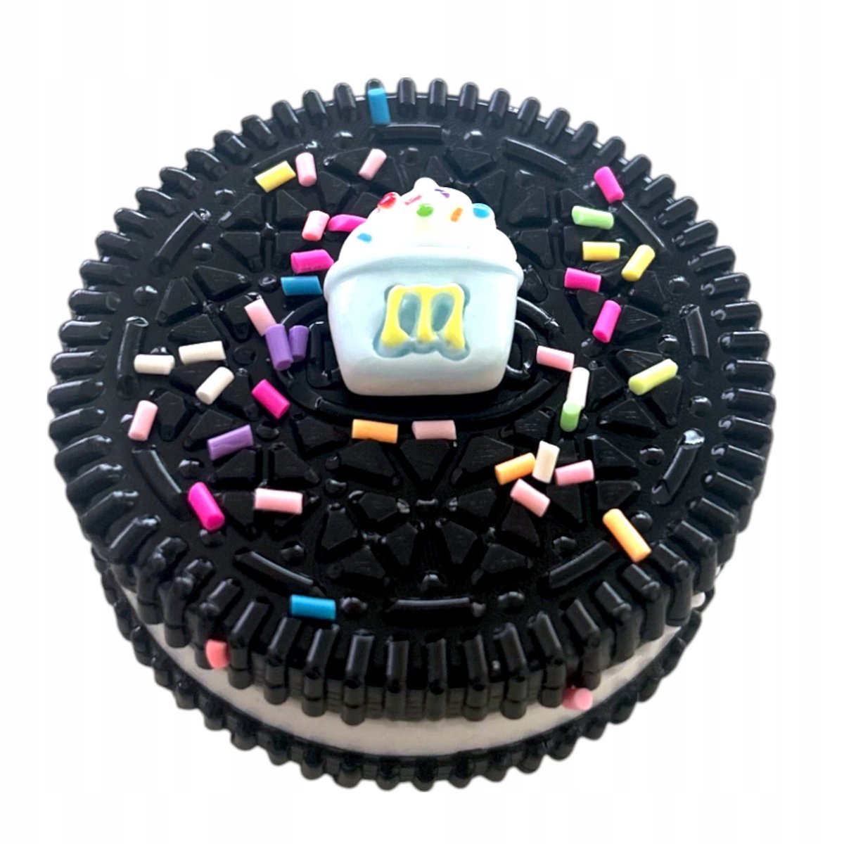GNIOTEK ANTYSTRESOWY SENSORYCZNY OREO CIASTECZKO Z POSYPKĄ SQUISHY ...
