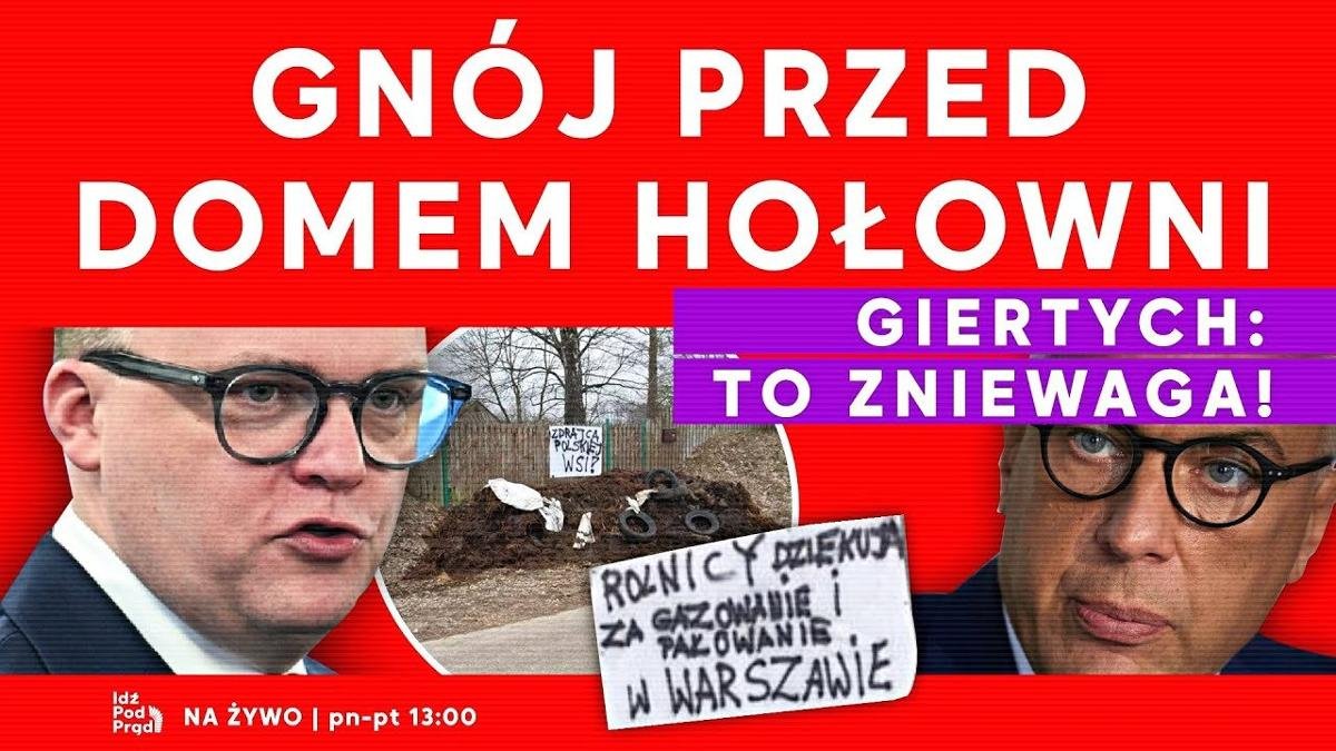 Gnój przed domem Hołowni. Giertych: To zniewaga! - Idź Pod Prąd Na Żywo ...