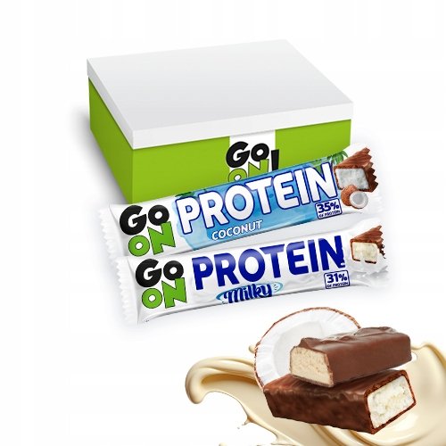 Go On Baton High Protein Milky/Coconut Mix 45g 12+12 sztuk - inna (Inny ...