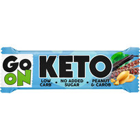 GO ON Keto 50g BATON BIAŁKOWY Peanut Carob | Sklep EMPIK.COM