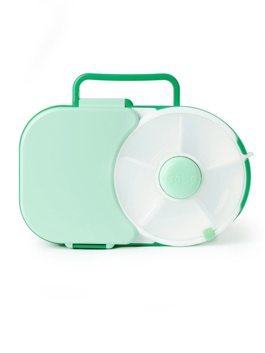 Gobe 2In1 Lunchbox & Snack Spinner Śniadaniówka Dla Dzieci, Sage Green ...