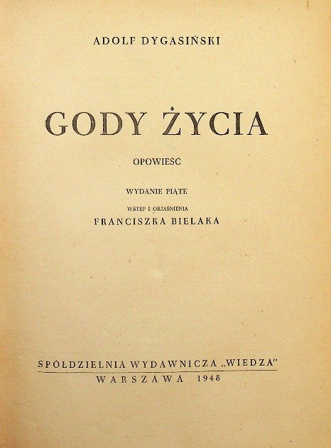 Gody Życia 1948 r. - W opisie | Książka w Empik