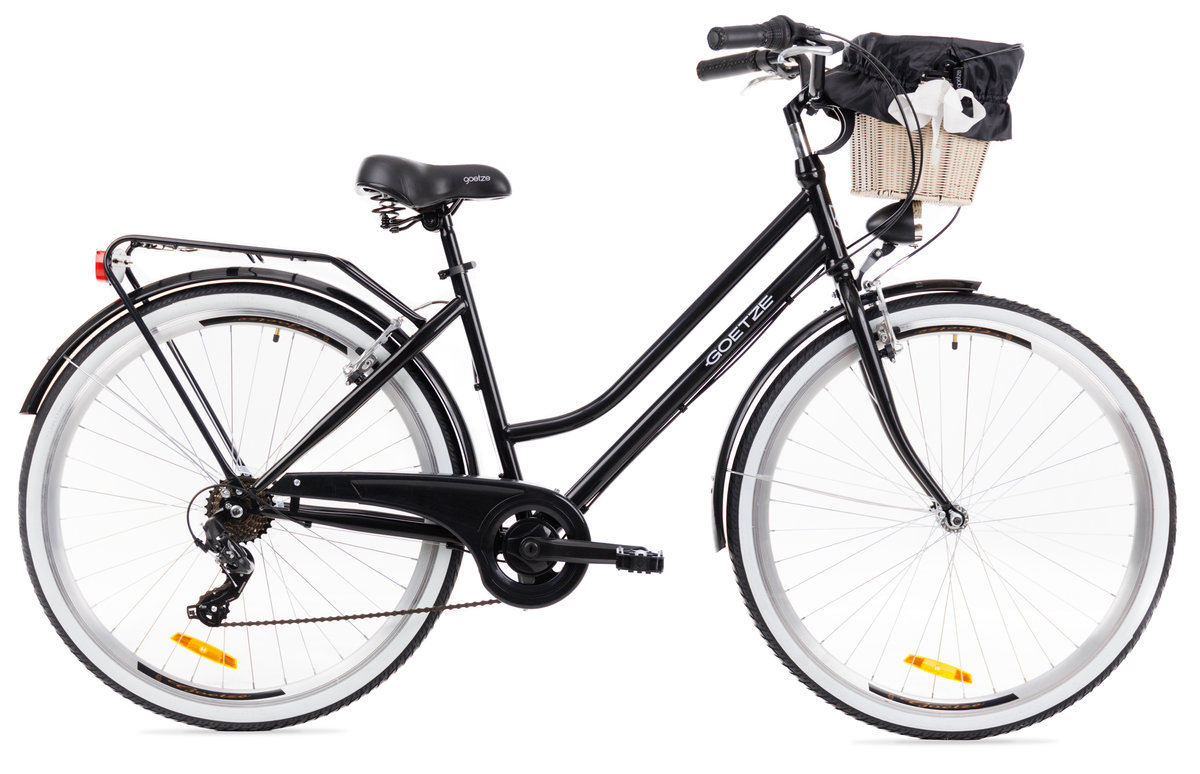 Goetze, Rower Miejski Touring 28" 7 Biegów Czarny, Kosz - Goetze ...