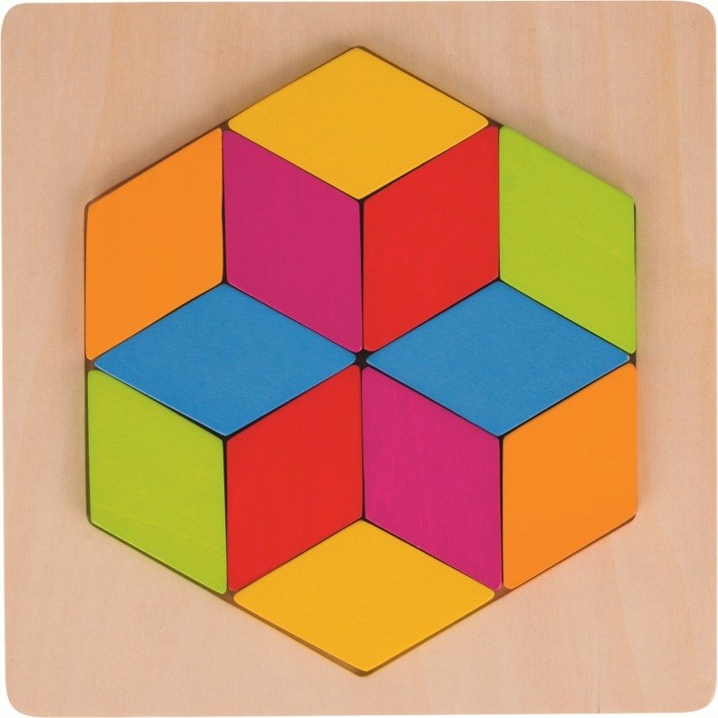 Goki, puzzle, Geometryczna Mozaika, 12 el. - Goki | Sklep EMPIK.COM