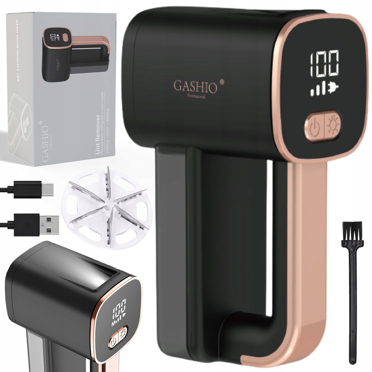 GOLARKA DO UBRAŃ ELEKTRYCZNA AKUMULATOROWA DO TKANIN SWETRÓW KOCY ...