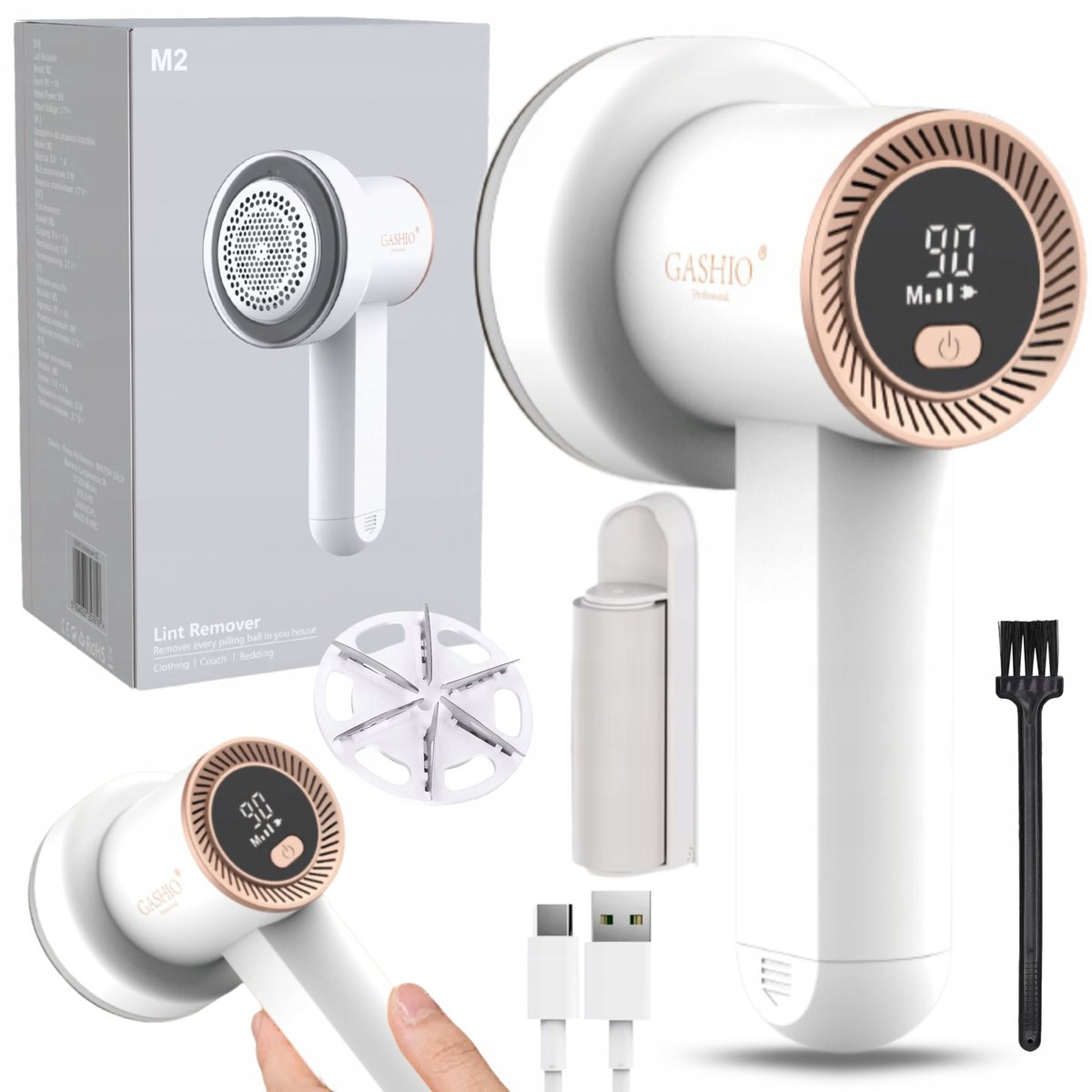 GOLARKA DO UBRAŃ ELEKTRYCZNA AKUMULATOROWA DO TKANIN SWETRÓW KOCY ...