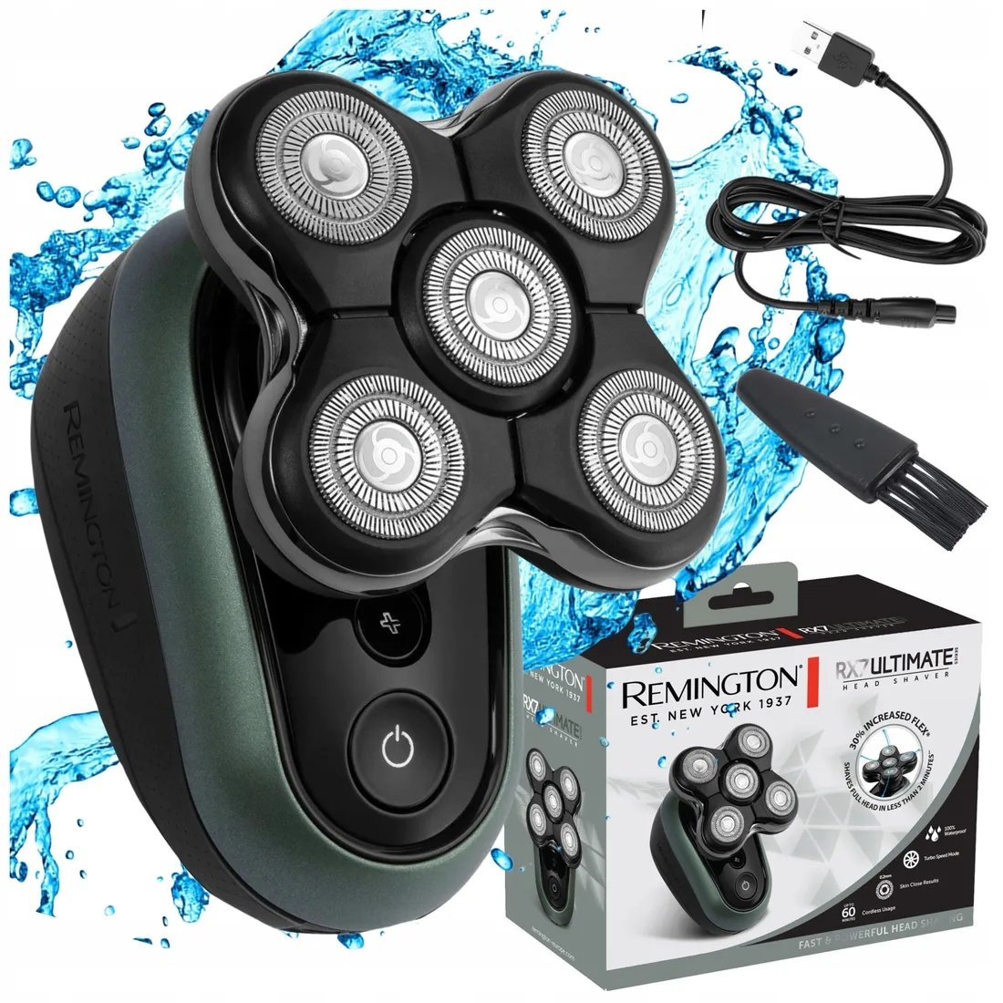 Golarka Maszyna do Golenia Remington Rx7 Ultimate Series Head Shaver ...