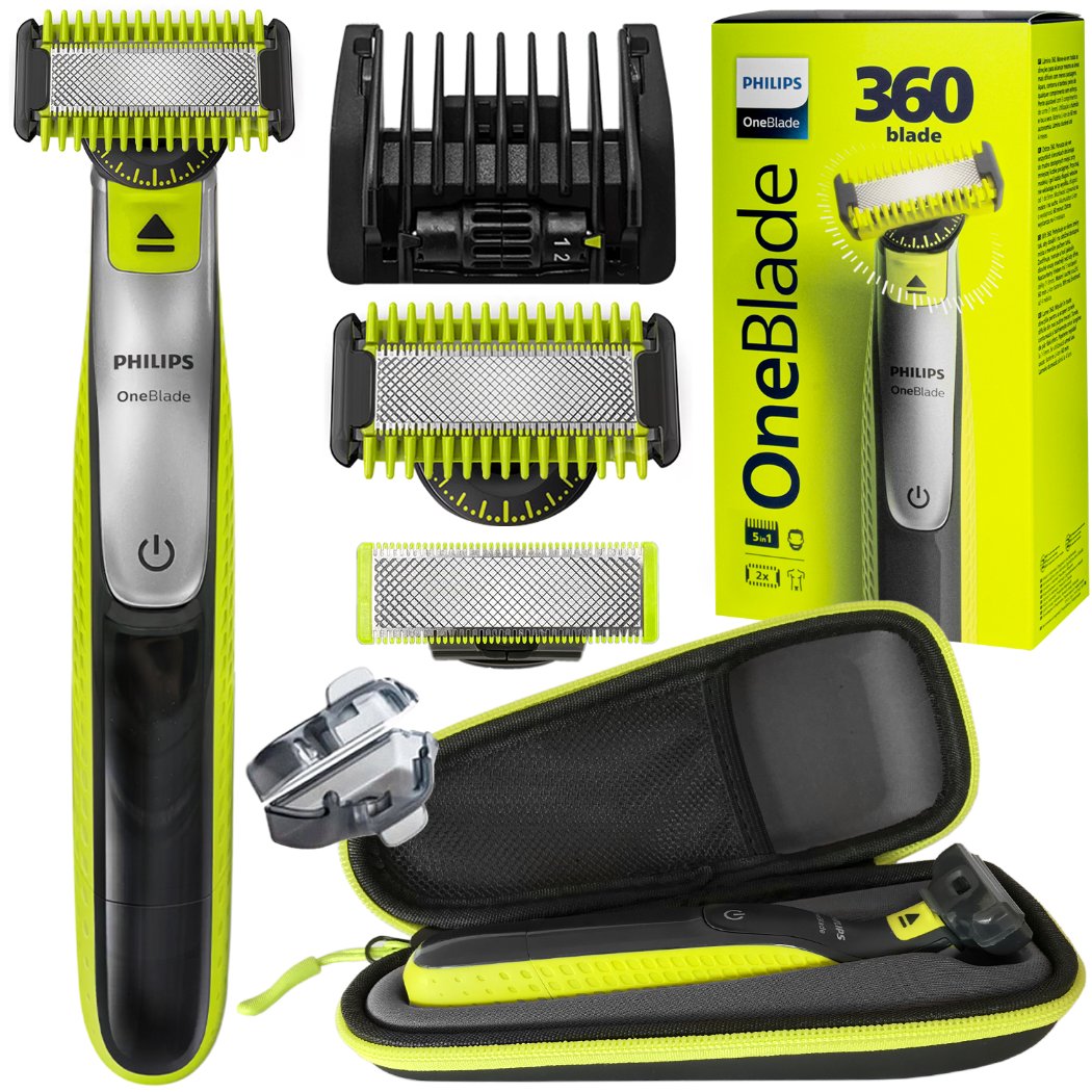 Golarka OneBlade PHILIPS QP2834/20 - Ostrze 360 do brody i ciała trymer ...