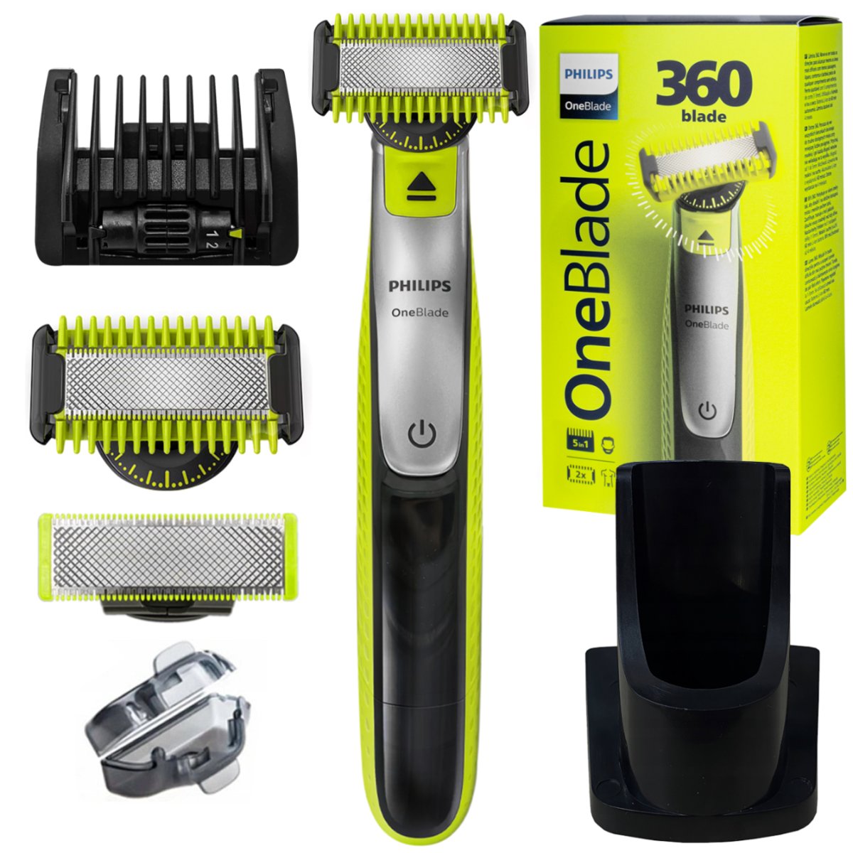 Golarka OneBlade PHILIPS QP2834/20 - twarz ciało trymer 360 wodoodporna ...