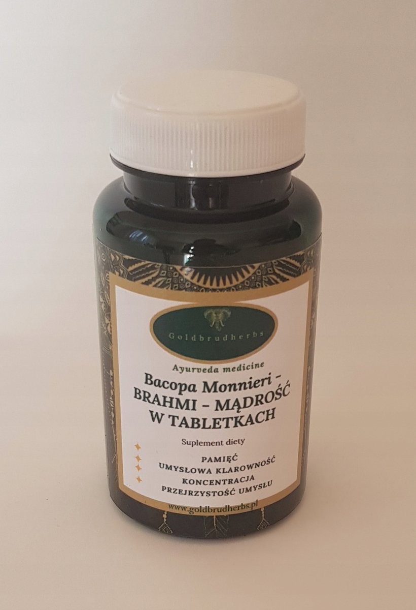Goldbrudherbs, Bacopa Monnieri – Brahmi – Mądrość W Tabletkach, 60 Tab ...