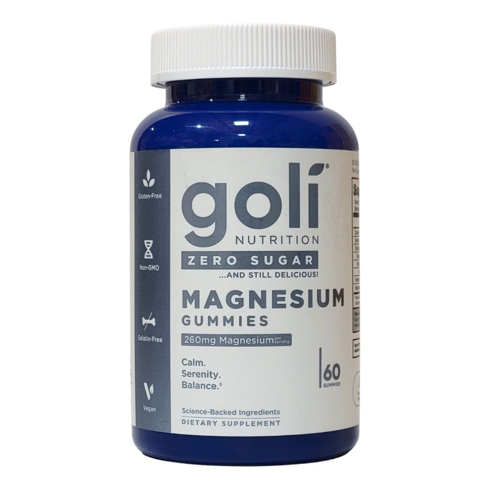 GOLI NUTRITION Zero Sugar Magnesium - Magnez - żelki bez cukru (60 ...