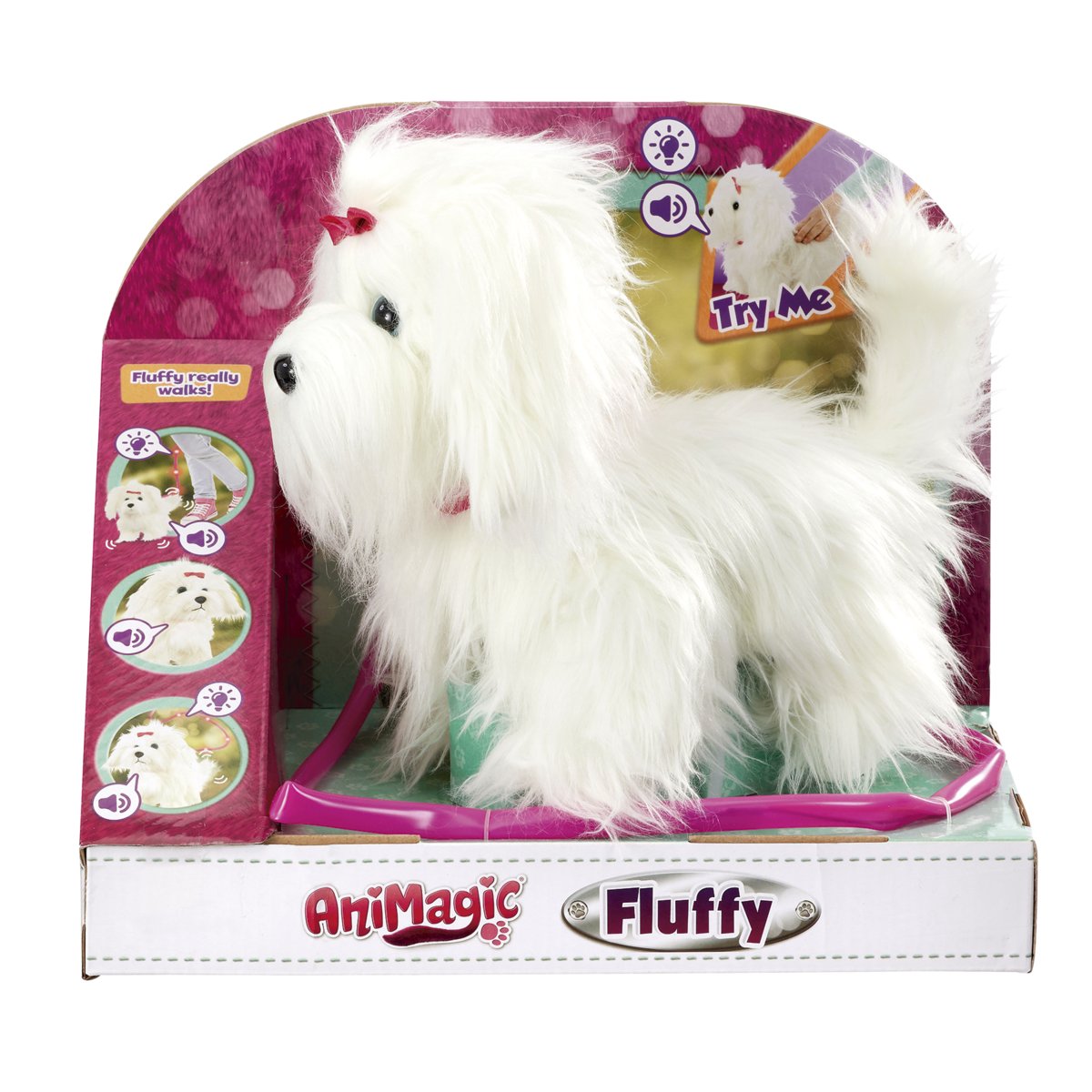 Goliath, AniMagic, piesek interaktywny Fluffy chodzący - AniMagic ...