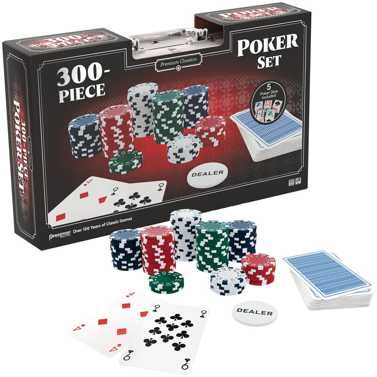 Goliath Classics 300 szt. Poker Chip Set w aluminiowej walizce - Inna ...