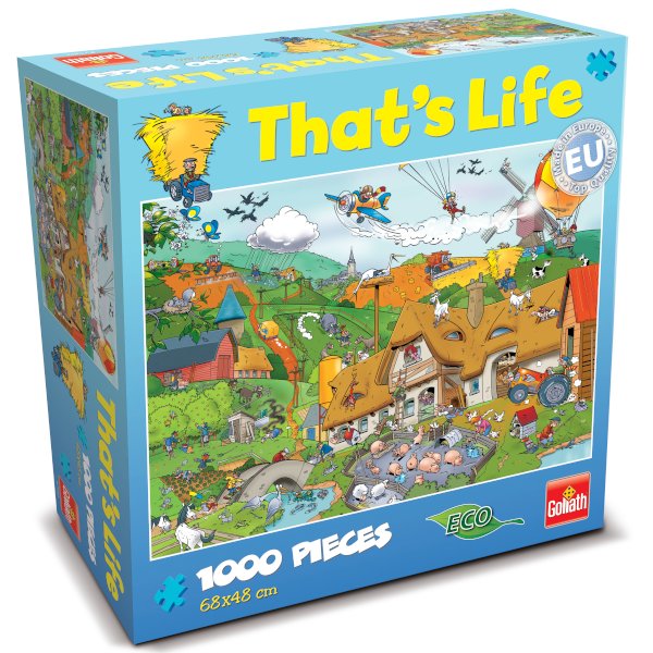 Goliath games, puzzle, That's Life Farm, 1000 el. - Goliath Games ...