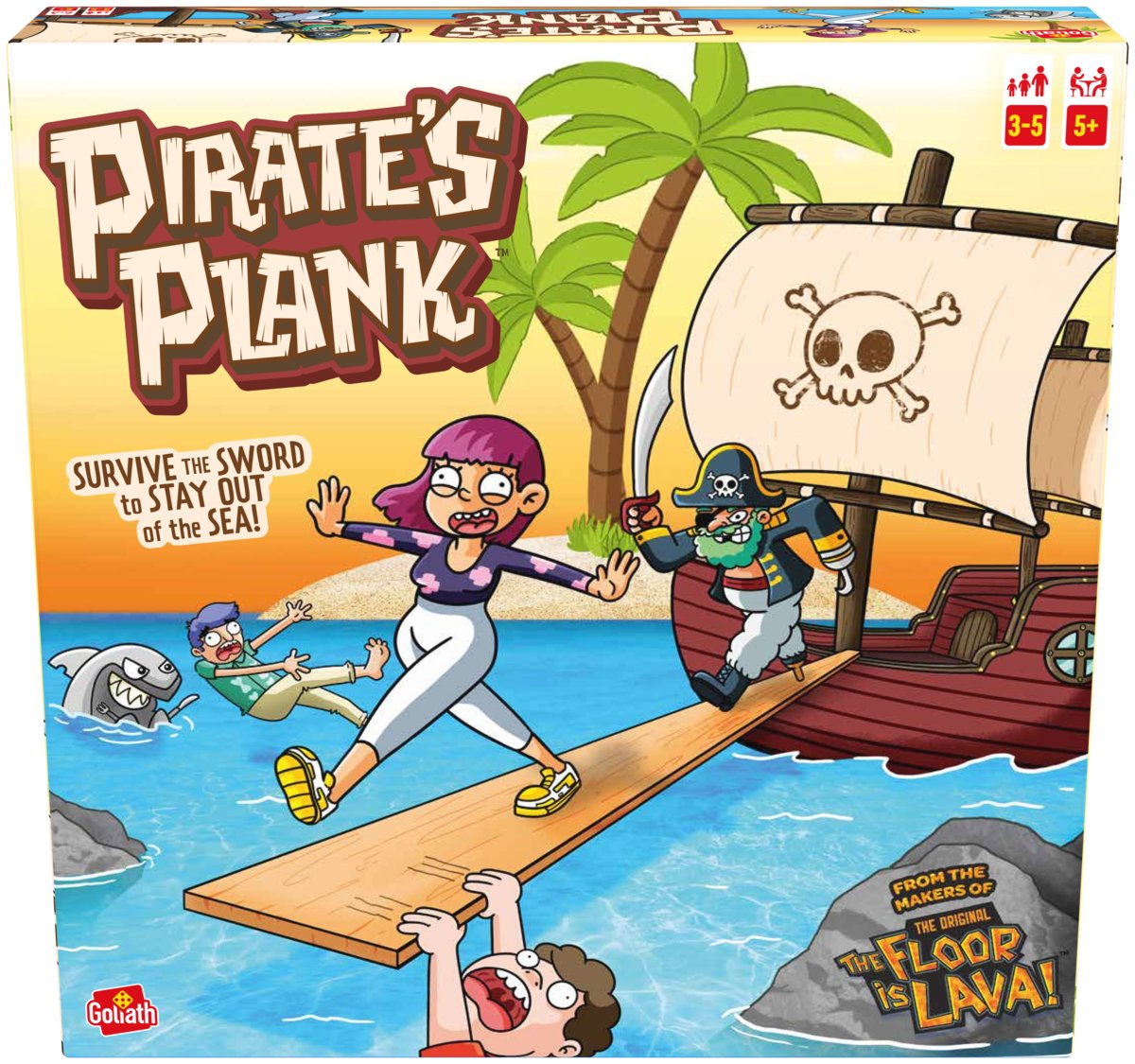 Goliath, Gra zręcznościowa Pirate's Plank, Atak Pirata, Goliath Games ...