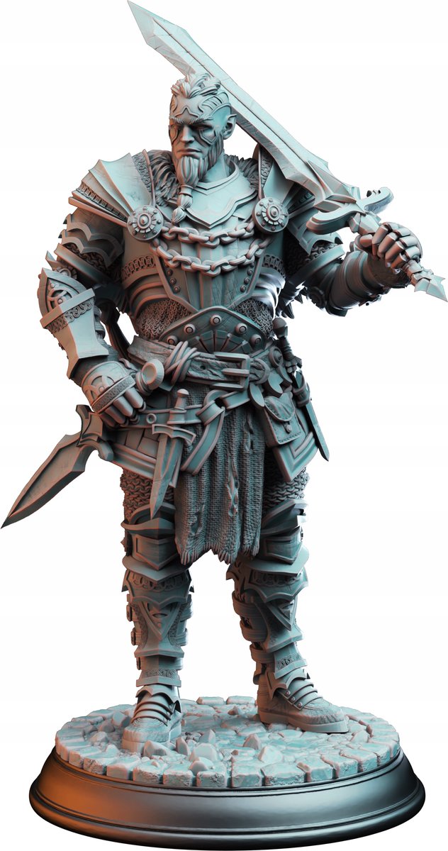 Goliath War Cleric - Akranak Figurka 12k + Podstawa do DND D&D druk 3D ...
