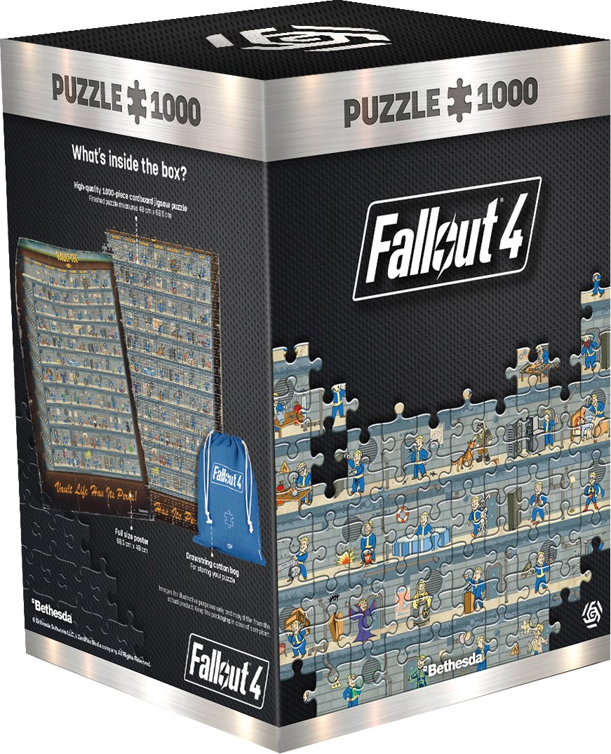 Good Loot, puzzle, Fallout 4 Perk Poster, 1000 el. - Good Loot | Sklep ...