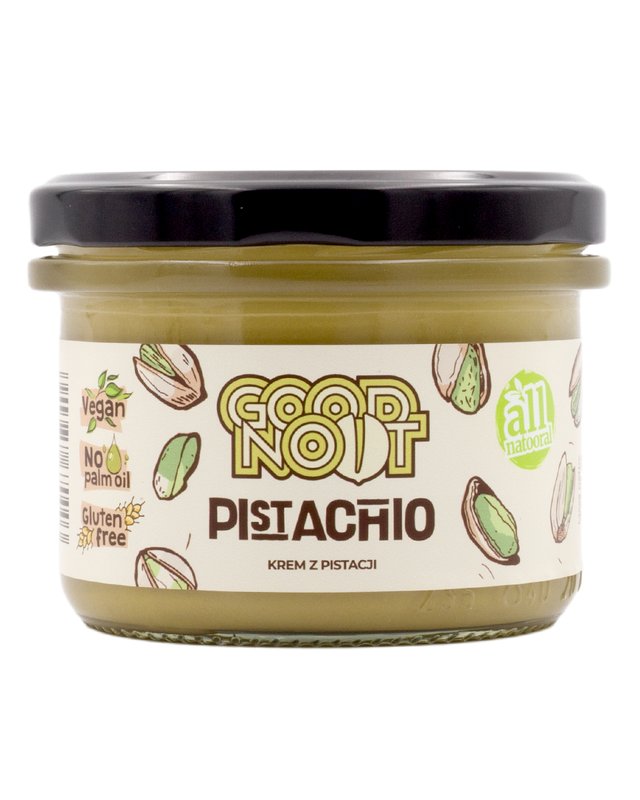 Good Noot Krem Pistacjowy Pistachio 200G – 45% Pistacji, Wegański ...