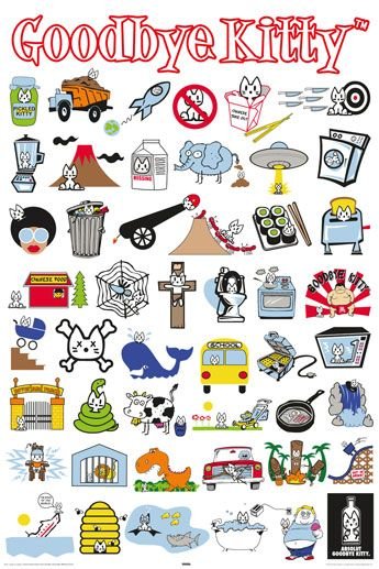 Goodbye Kitty - kompilacja - plakat 61x91,5 cm - Hello Kitty | Sklep ...