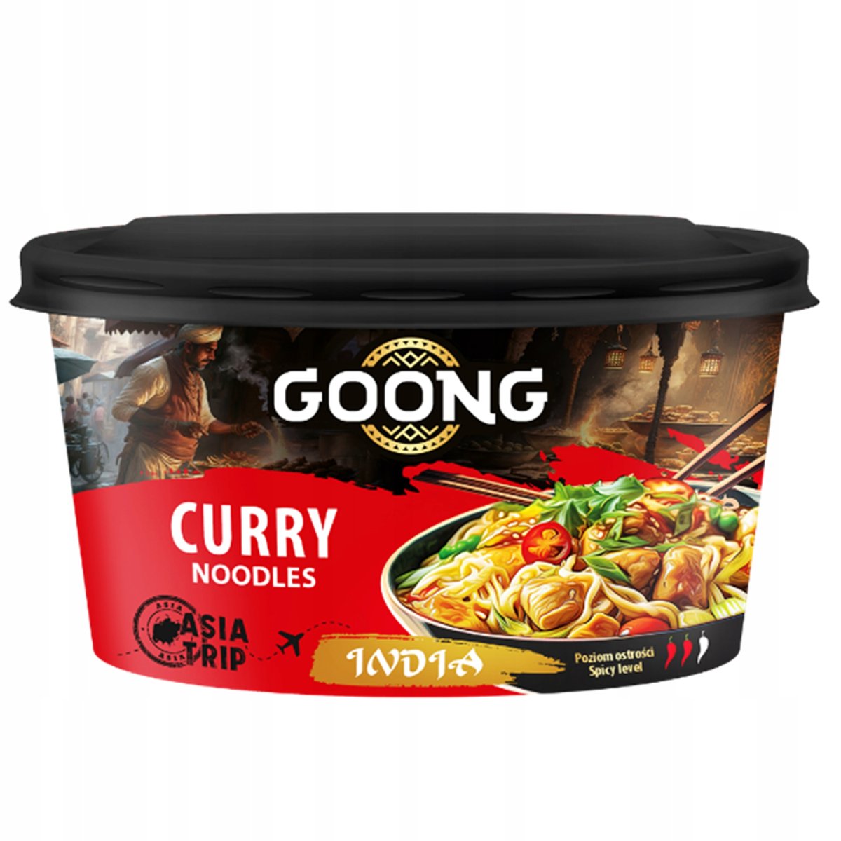 Goong Noodles z sosem Curry danie instant 90 g - GOONG | Sklep EMPIK.COM