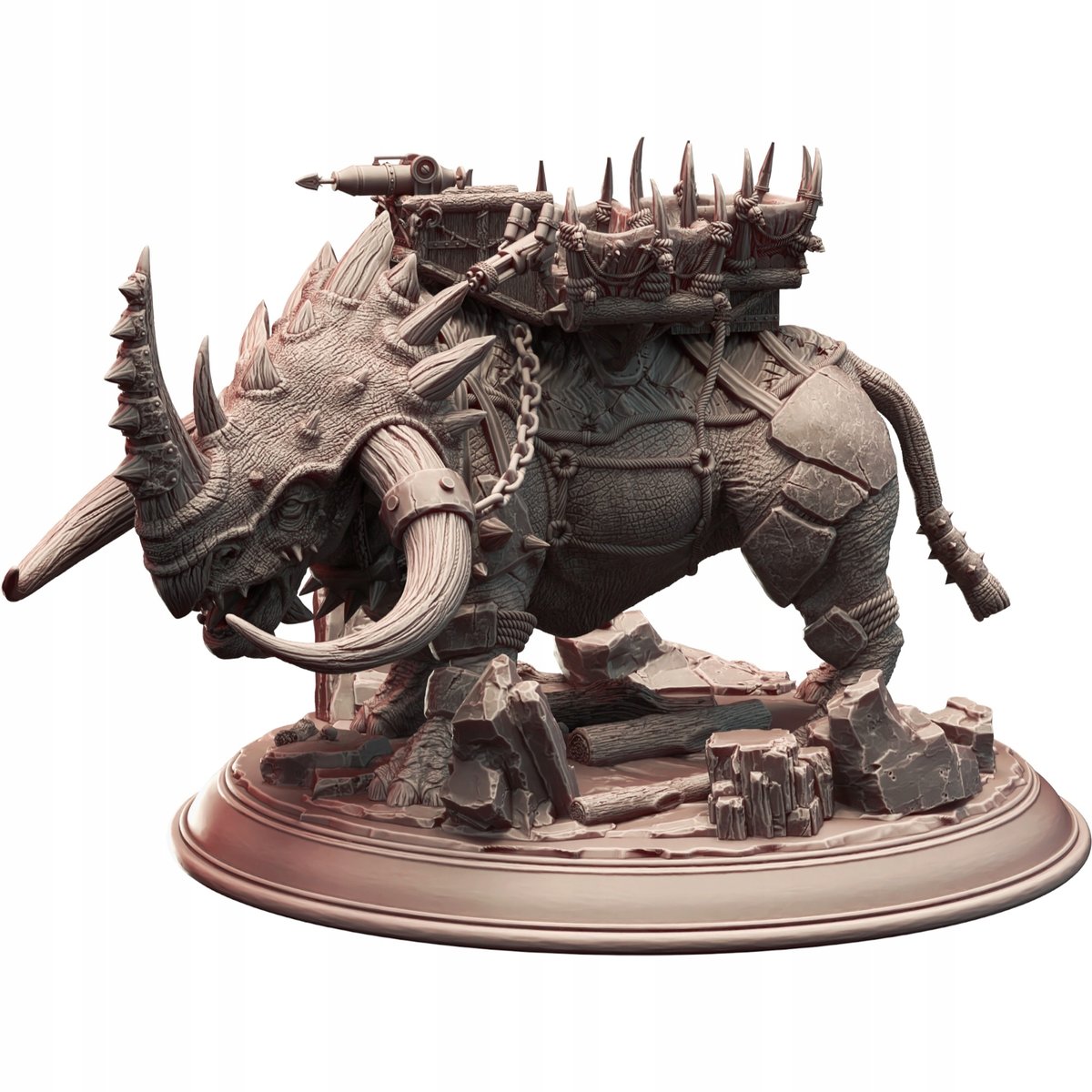 Goragora Wojenna Bestia GIGA Figurka 12k + Podstawa do DND D&D druk 3D ...