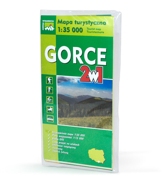 Gorce 2w1. Mapa 1:35 000 - Opracowanie zbiorowe | Książka w Empik