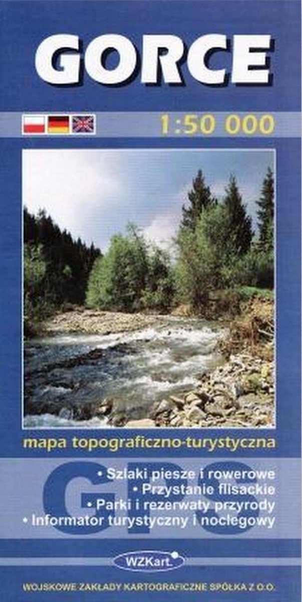 Gorce. Mapa topograficzno-turystyczna 1:50 000 - Opracowanie zbiorowe ...