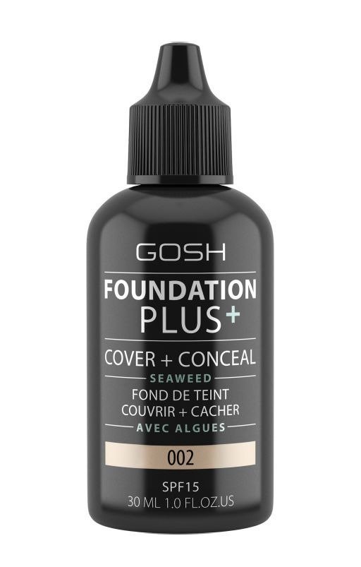 Gosh Foundation Plus podkład kryjąco-korygujący 002 Ivory 30 ml | Sklep EMPIK.COM