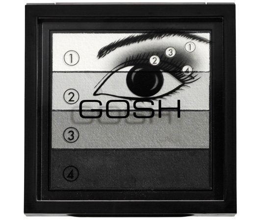 Gosh, Smokey Eyes, cienie do powiek 01 Black, 8 g | Sklep EMPIK.COM