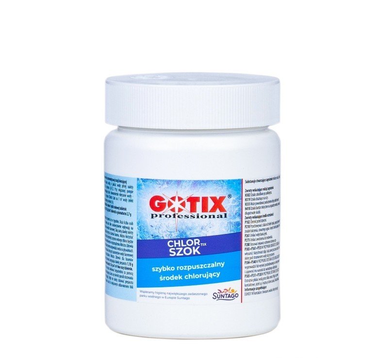 GOTIX CHLORTIX SZOK DEZYNFEKCJA WODY GRANULAT BAKTERIOBÓJCZY 0,5 KG ...
