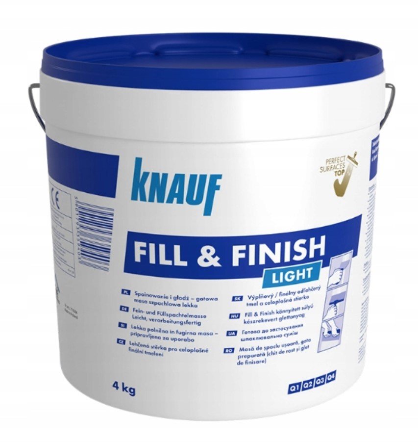 Gotowa Masa Szpachlowa Fill & Finish Light 4 Kg Knauf - Knauf | Sklep EMPIK.COM