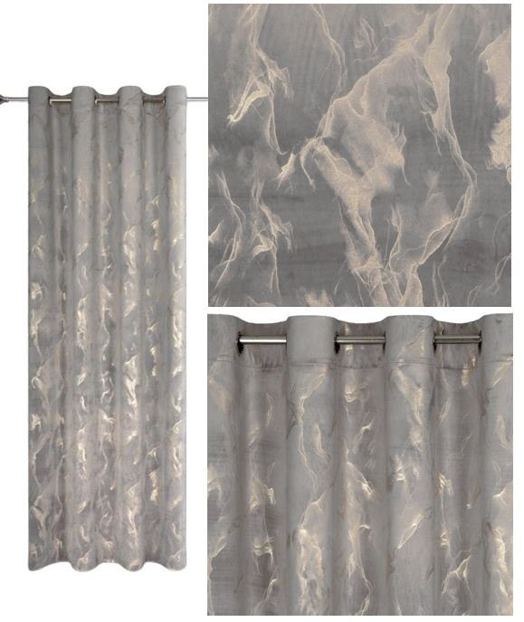 Gotowe zasłony na przelotkach welur 140x250 NAIRA - Eurofirany | Sklep EMPIK.COM