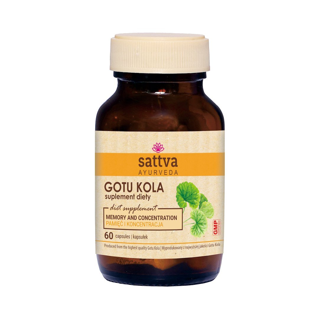 GOTU KOLA EKSTRAKT (450 mg) 60 KAPSUŁEK - SATTVA | Sklep EMPIK.COM