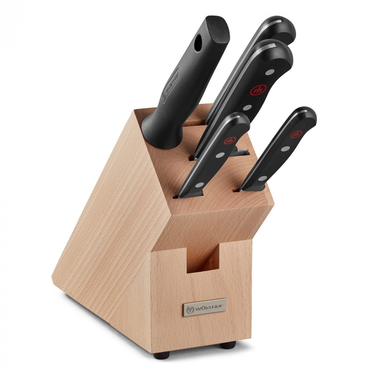 Gourmet Blok Z 5-oma Nożami Wüsthof - WÜSTHOF | Sklep EMPIK.COM