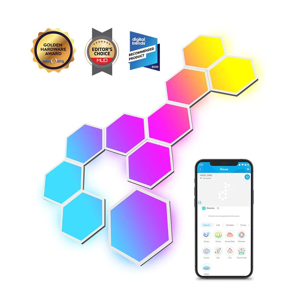 Govee H6061 Glide Hexa Panele LED RGBIC - GOVEE | Sklep EMPIK.COM