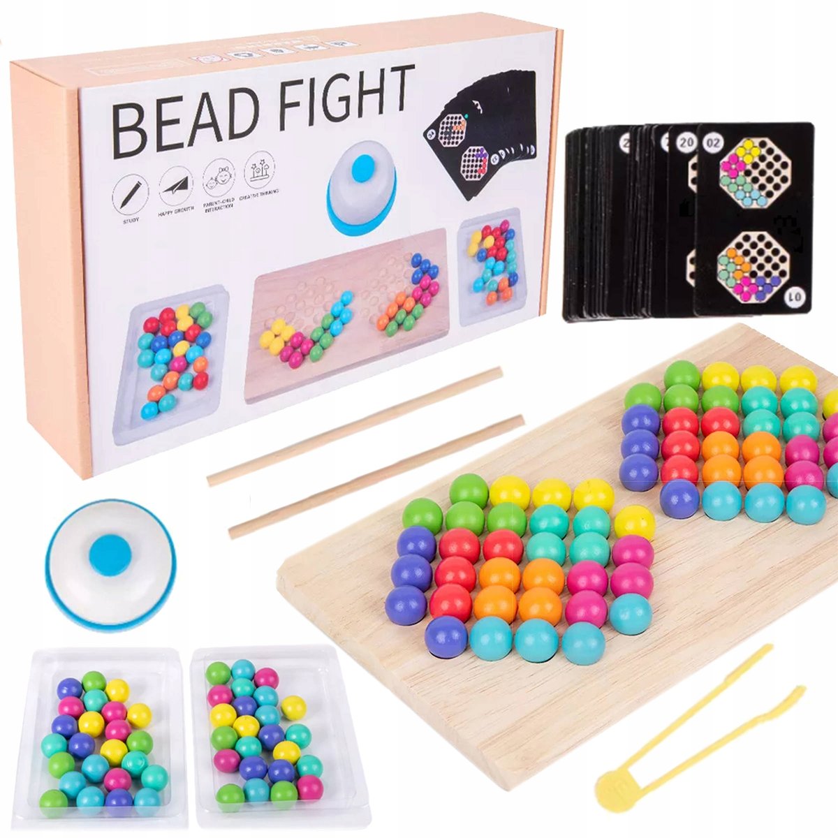 Gra Bead Fight Gra Zręcznościowa Dla Dzieci Planszówka Na Prezent ...