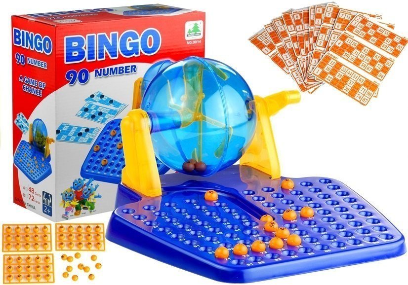 Gra Bingo Lotto Maszyna Losująca Edukacyjna, Gra planszowa, Lean Toys ...