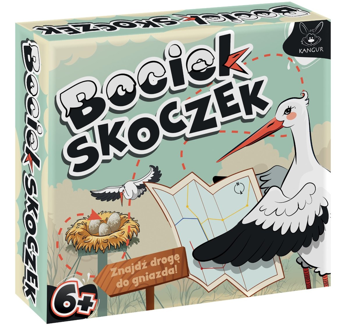 Gra bociek skoczek, Gra planszowa, Kangur - Kangur | Sklep EMPIK.COM