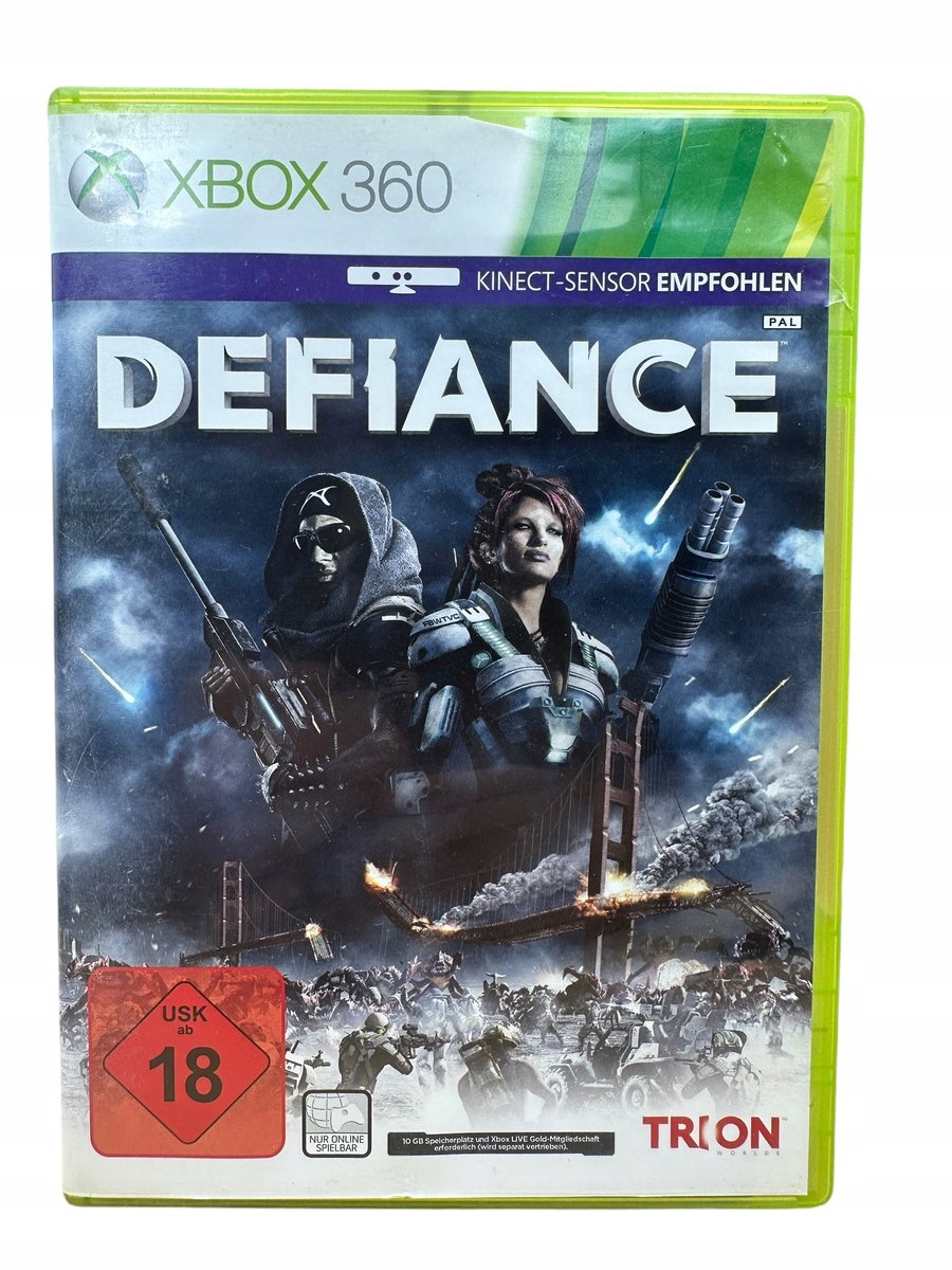 Gra Defiance Microsoft Xbox 360 X360 - Bankroll Studios | Gry i ...