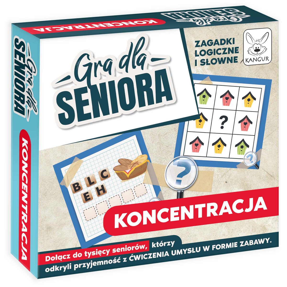 Gra Dla Seniora Koncentracja, Kangur - Kangur | Sklep EMPIK.COM