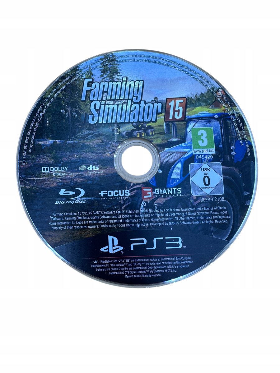 Gra Farming simulator 15 Sony PlayStation 3 PS3 - PlatinumGames | Gry i ...