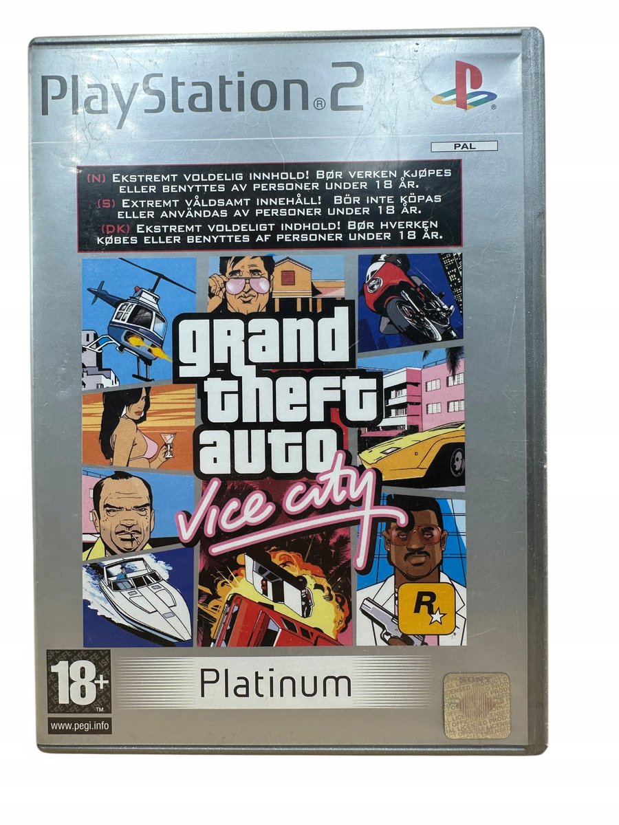 Gra GRAND THEFT AUTO VICE CITY Sony PlayStation 2 PS2 - Rockstar | Gry ...