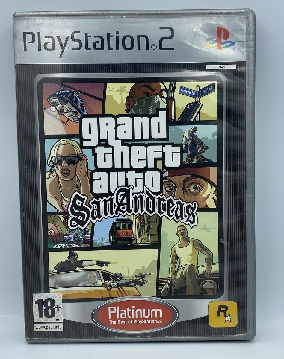 Gra Gta San Andreas Ps2 Sony Playstation 2 Ps2 - Rockstar Games | Gry i ...