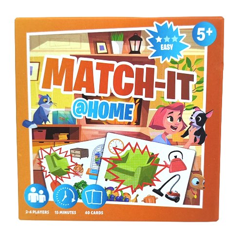 Gra karciana Match-it - W domu. Home - Inna marka | Sklep EMPIK.COM