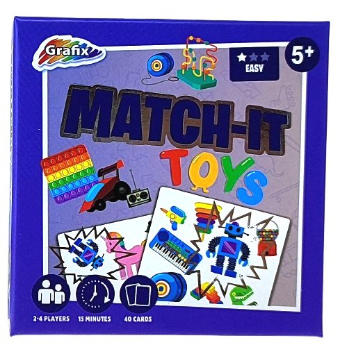 Gra karciana Match-it - Zabawki. - Grafix | Sklep EMPIK.COM