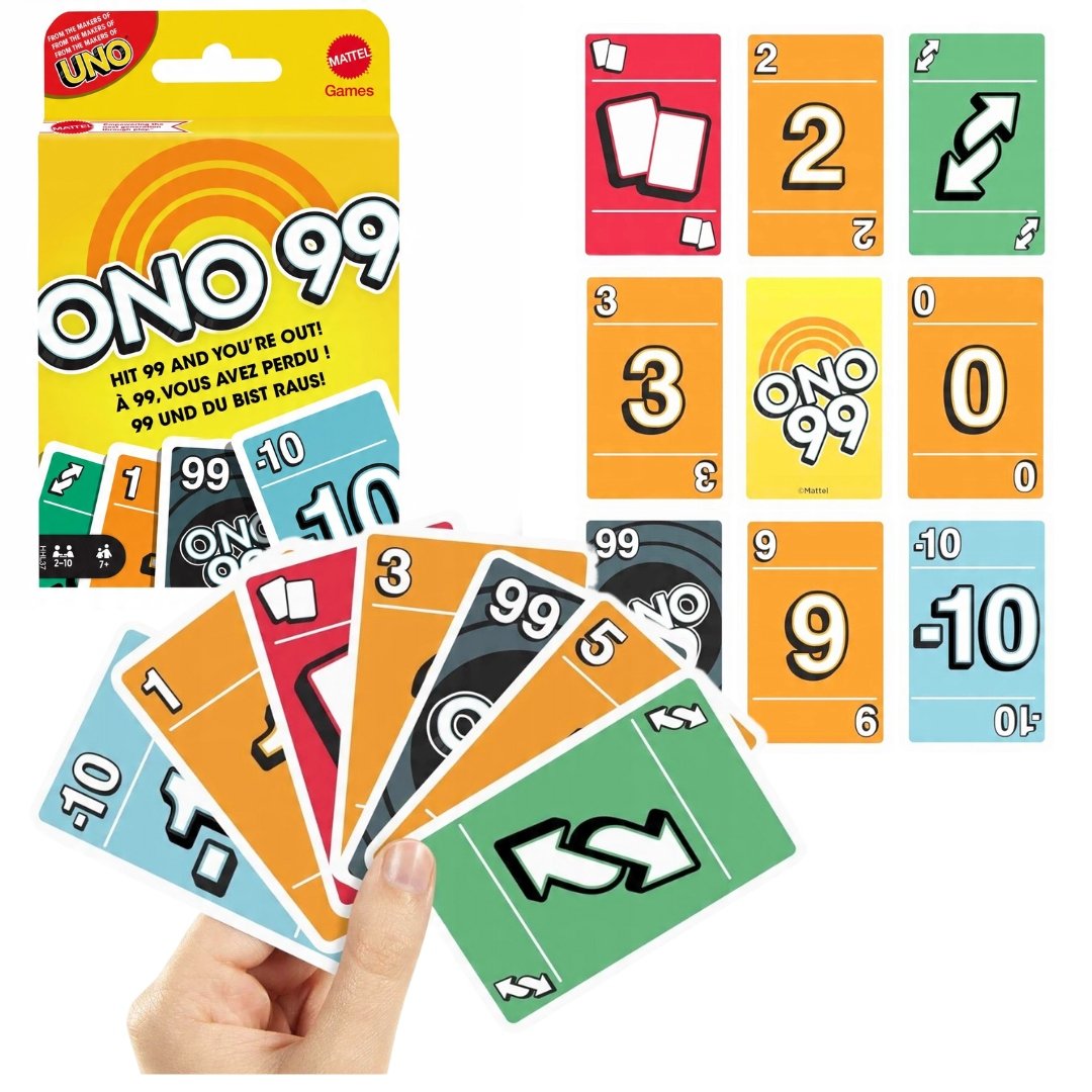 Gra Karciana Mattel Uno Ono 99 Karty Do Gry 7+ Hhl37 - Uno | Sklep ...