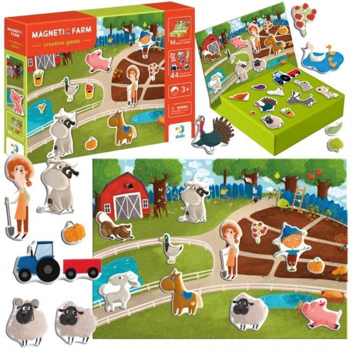 Gra magnetyczna farma - Dodo | Sklep EMPIK.COM